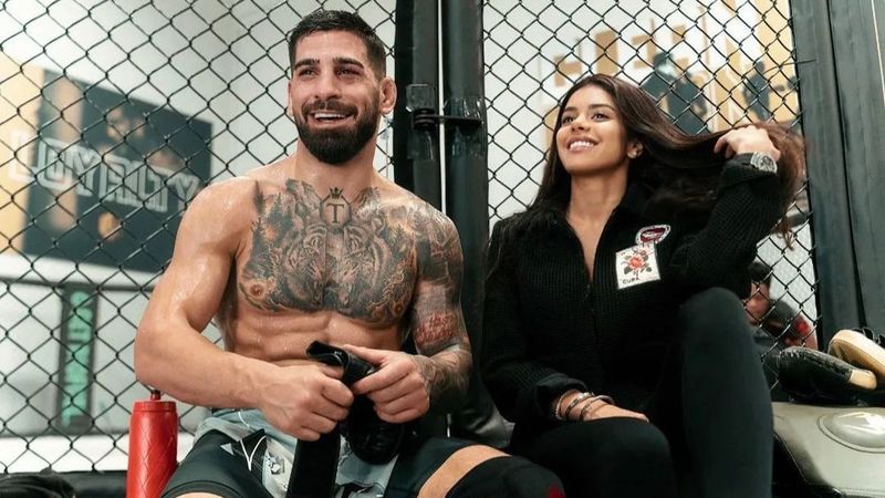 La familia de Ilia Topuria: su hijo Hugo, su mujer Giorgina y el bebé ...