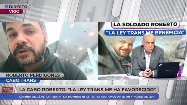 El cabo trans, después de haber cambiado de género: "Aquellos que se ...