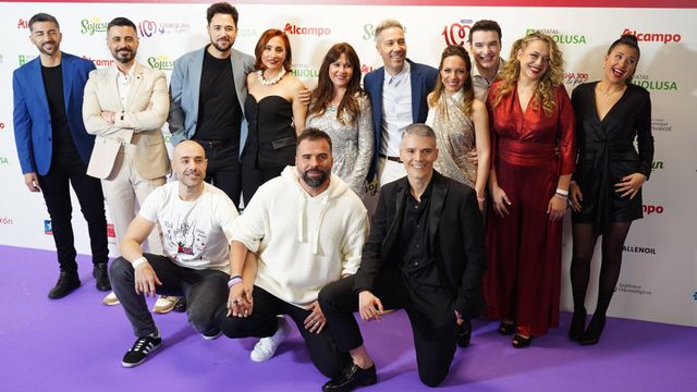 'CADENA 100 POR LA PAZ': la alfombra morada, foto a foto