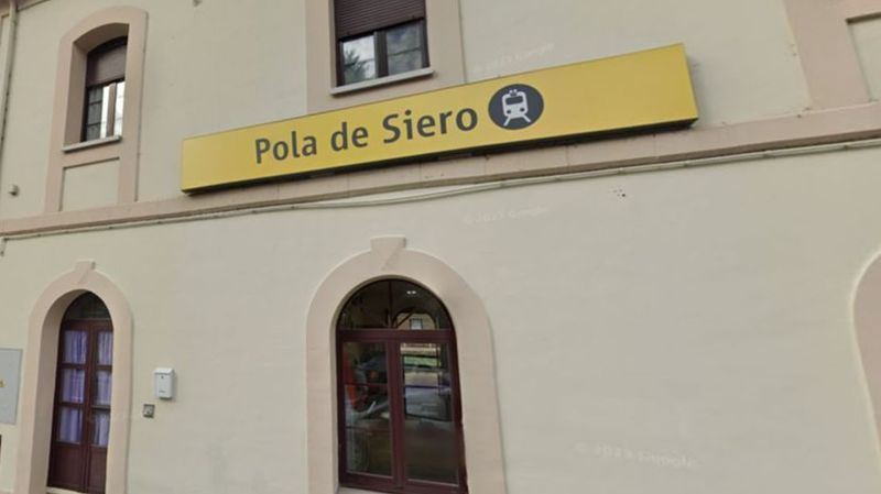 La sorpresa en la estación de Pola de Siero al ver que una menor daba a luz