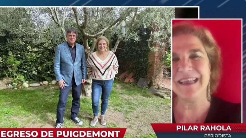La Reunión De Amigos Entre Pilar Rahola Y Puigdemont En Su Nueva Casa