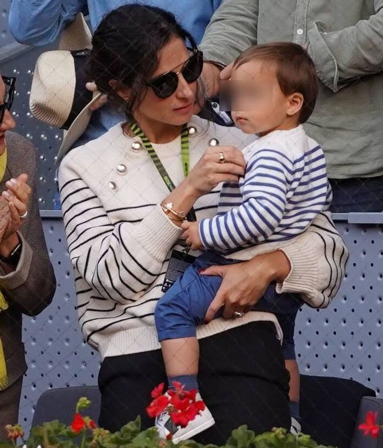 El hijo de Rafa Nadal, el mejor apoyo de su padre durante su partido de ...