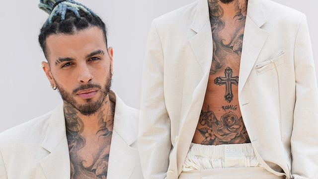 Rauw Alejandro se borra el tatuaje de Rosalía: su nuevo tatuaje - Divinity