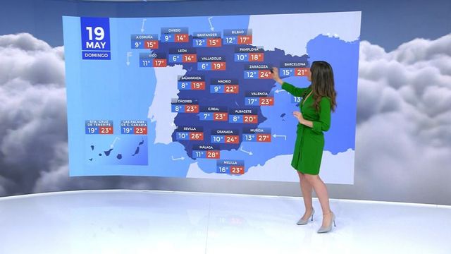 Tiempo inestable en el norte este domingo