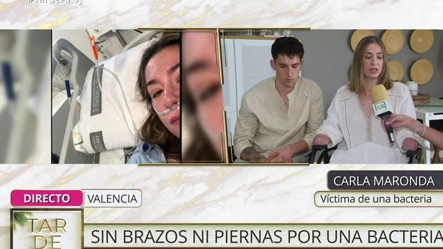 La dura historia de Carla Maronda, sin brazos ni pies a causa de una ...