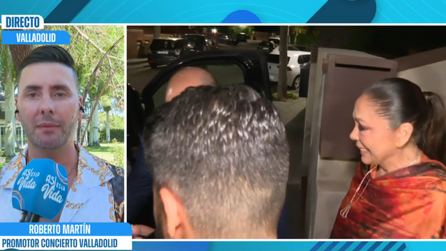 El promotor Roberto Martín advierte al productor de la gira de Isabel ...