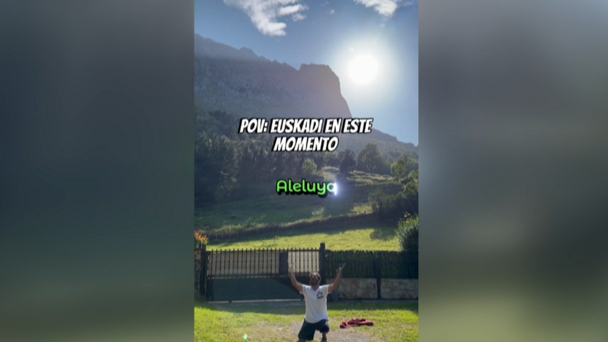 El mal tiempo del País Vasco en verano a golpe de meme