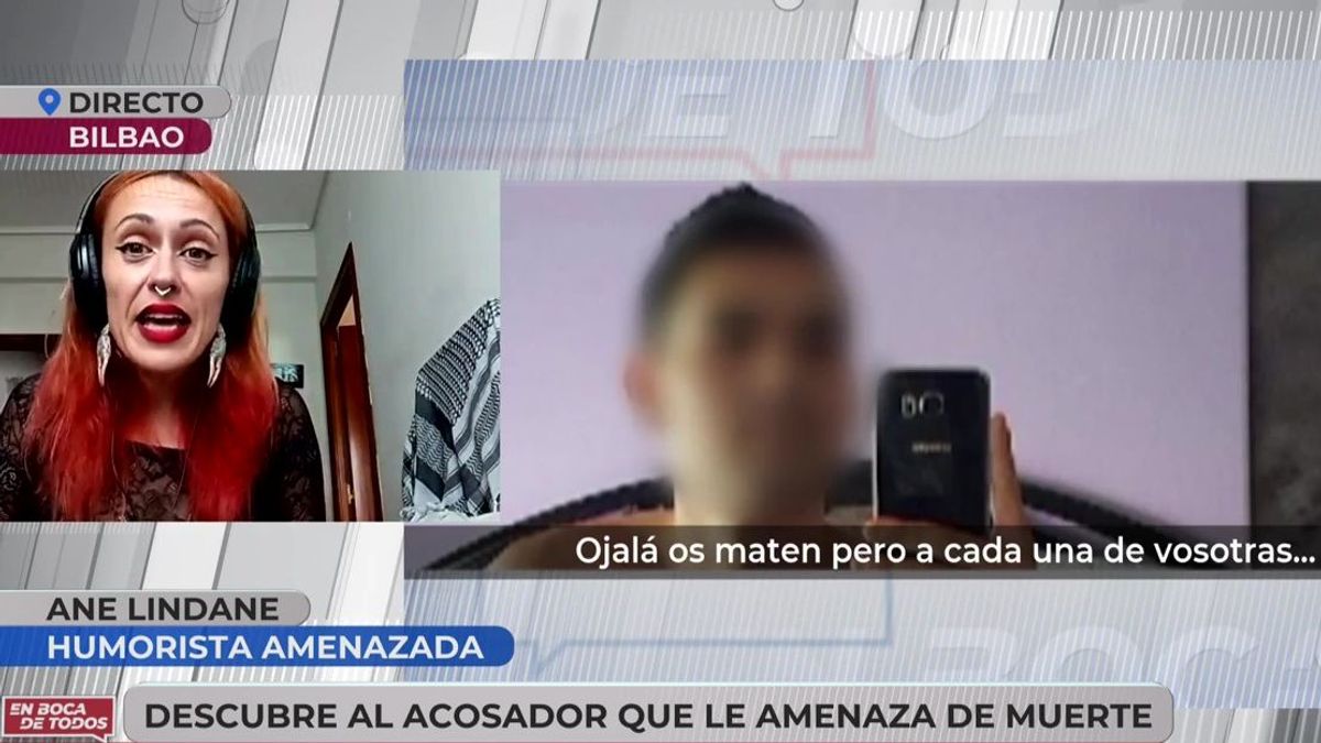 Ane Lindane descubre al acosador que la amenaza de muerte gracias a sus ...