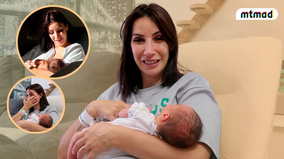 Fani Carbajo presenta a su hija Victoria y enseña su cara por primera ...