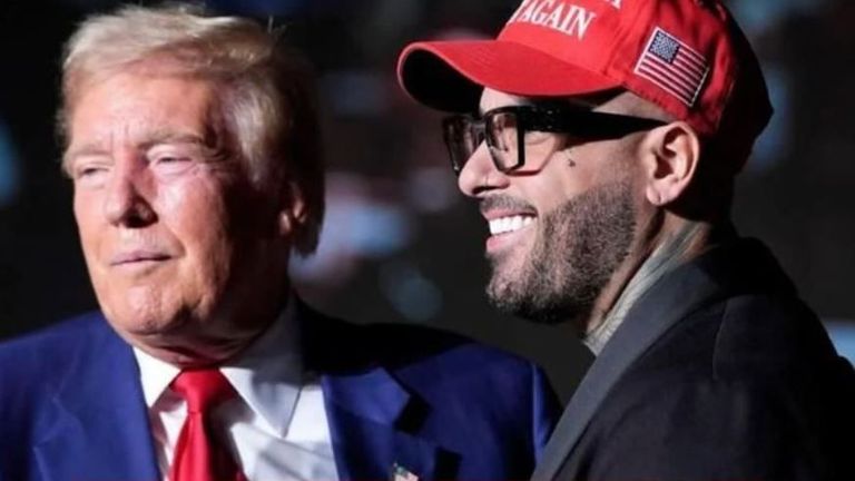 Donald Trump presume del apoyo de Nicky Jam, al que confunde con una mujer