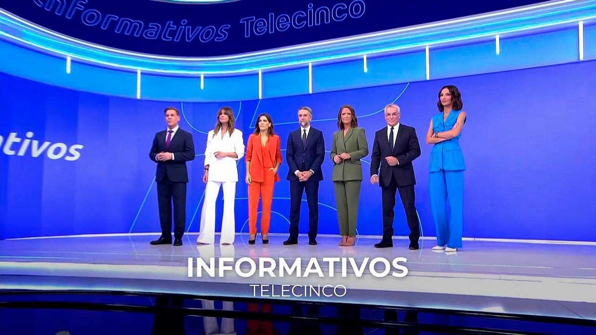 Los presentadores de Informativos Telecinco