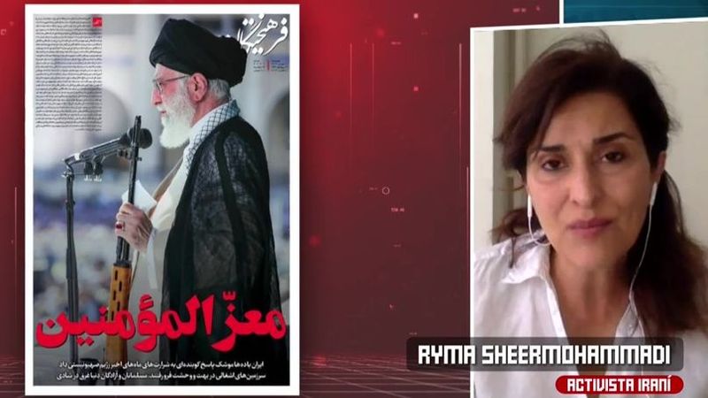 Una Activista Iraní Después De Que El Líder Supremo Haya Llamado A La