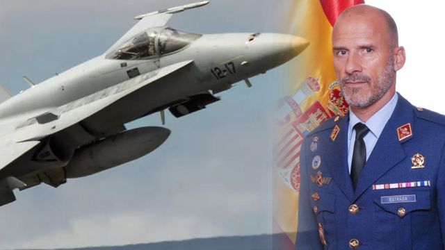 Se estrella un caza F-18 en Peralejos, Teruel: muere el piloto Pablo Estrada