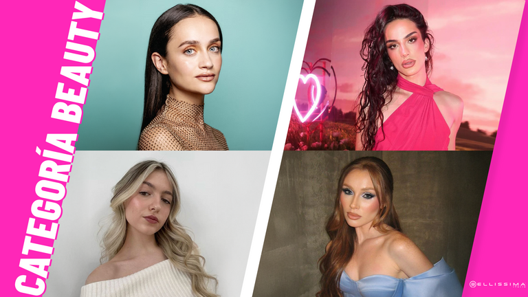 Los nominados a la categoría ‘Beauty by Bellissima’ de los ‘GenZ Awards’
