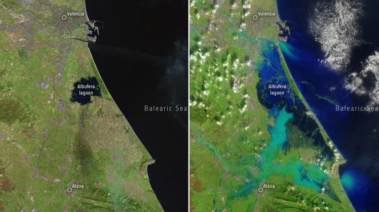 DANA en Valencia | La ESA comparte una imagen satelital del desastre