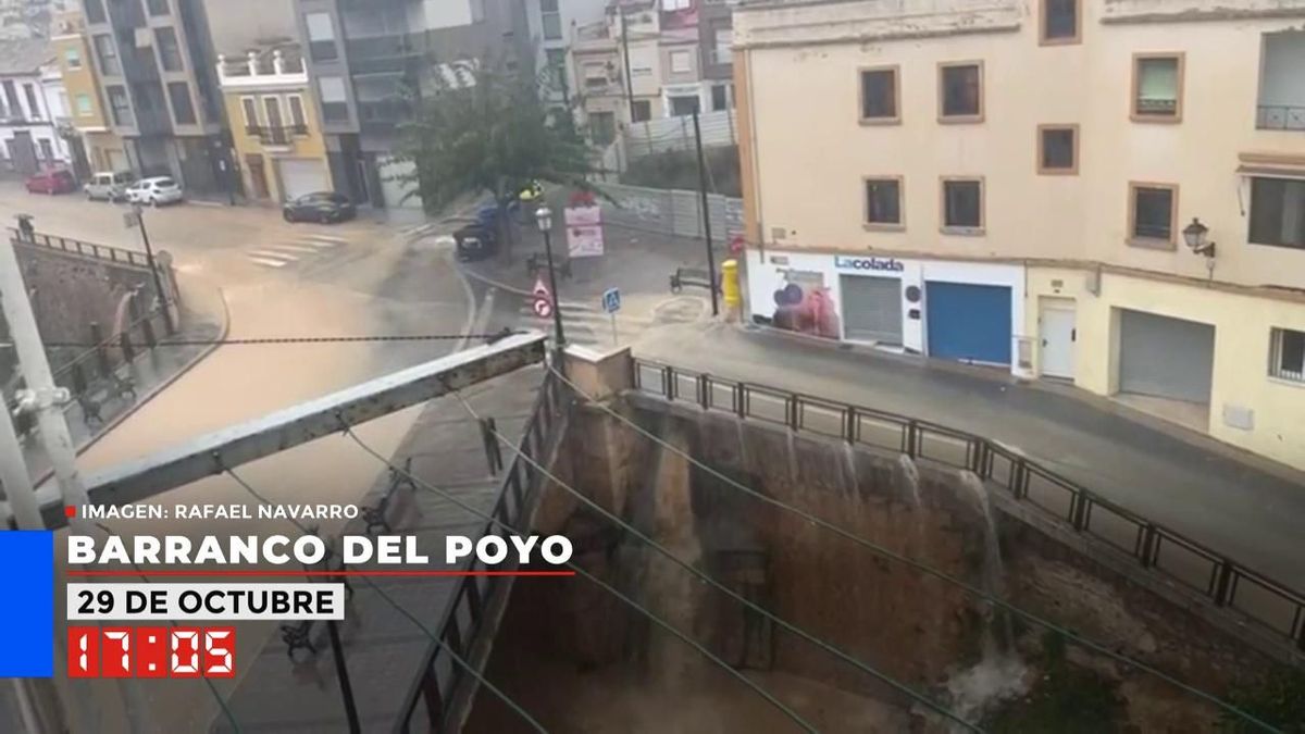 El vídeo que muestra los minutos infernales del barranco del Poyo y sus ...