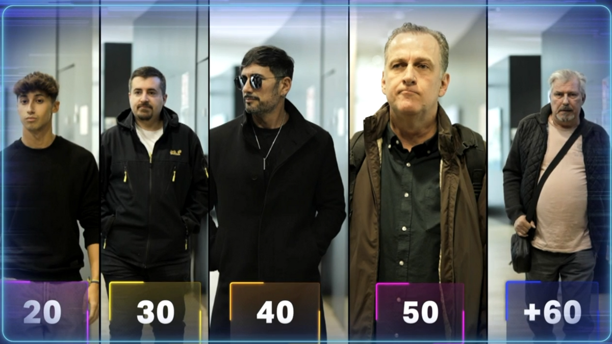 Los resultados de cinco voluntarios tras someterse a una prueba de ...