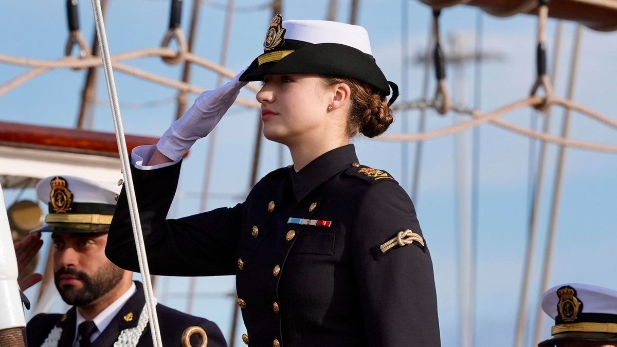 La princesa Leonor partirá mañana desde el puerto de Cádiz