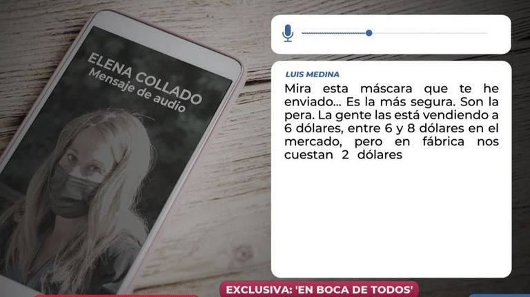El audio revelador entre Luis Medina y Elena Collado sobre la trama de ...