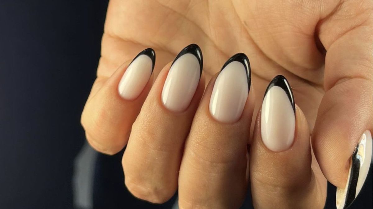 Las 7 manicuras francesas negras que más se llevan