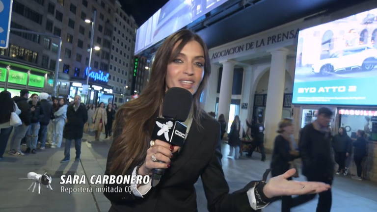 Sara Carbonero se estrena en 'Caiga quien caiga': su primer reportaje