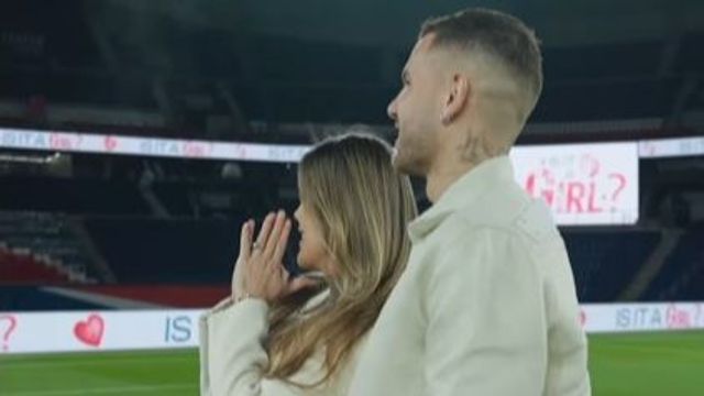 El emotivo 'gender reveal' de Lucas Hernández en el estadio del PSG: el ...