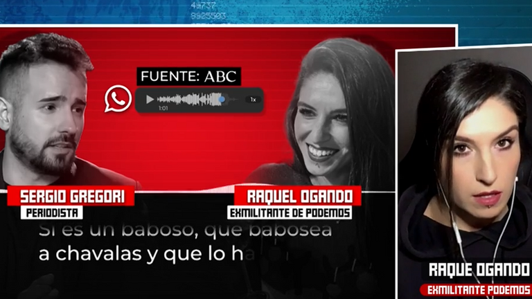 Raque Ogando, receptora de los audios de Sergio Gregori: ''Varias ...