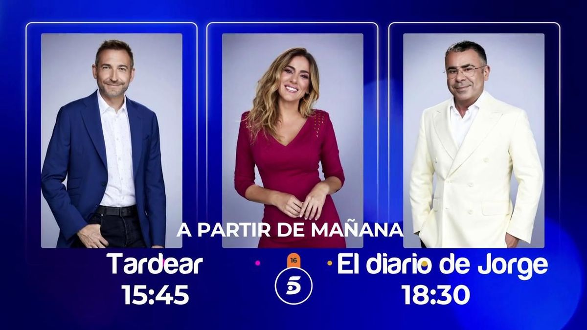 Las nuevas tardes de Telecinco desde este lunes: 'Tardear' adelanta su ...