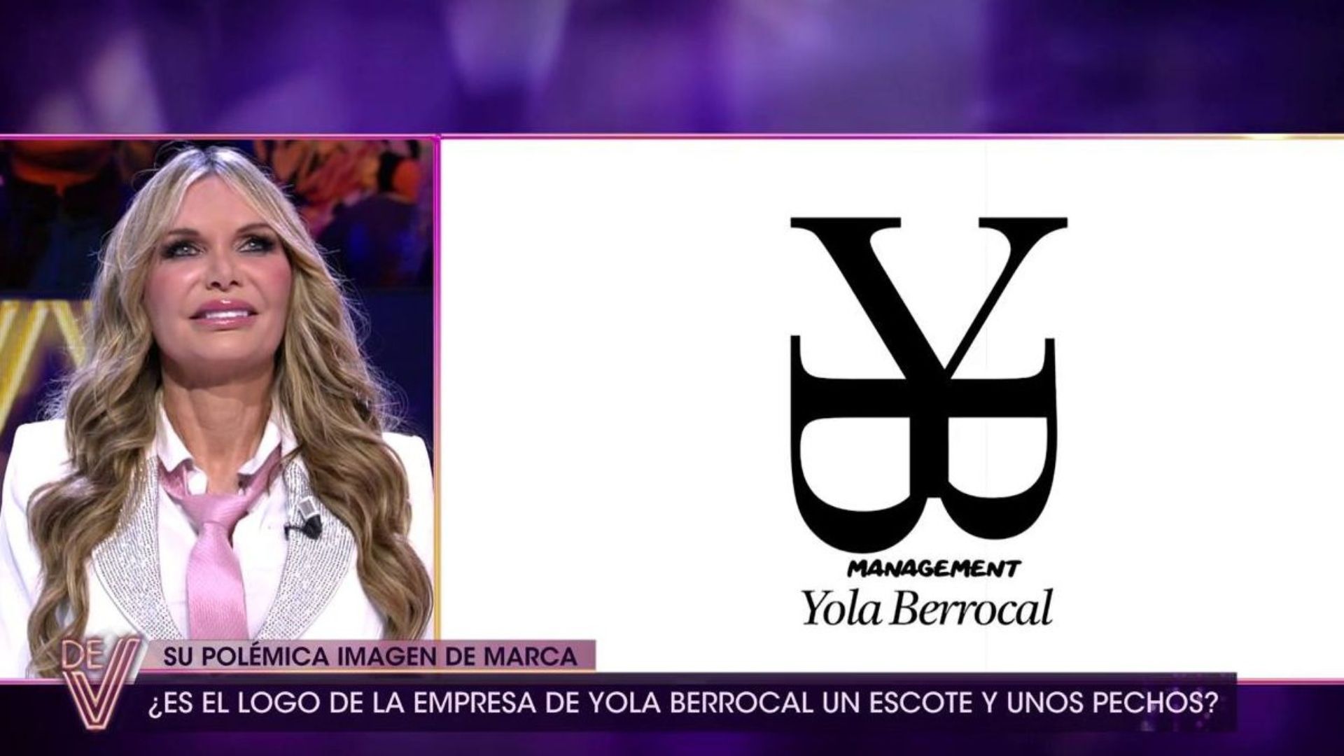 Yola Berrocal habla sobre el comentado logo de su agencia de ...