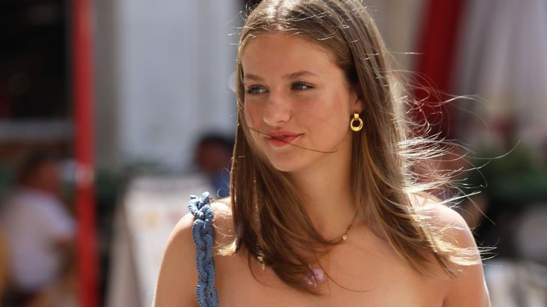 Las fotos de la princesa Leonor en bikini en Uruguay