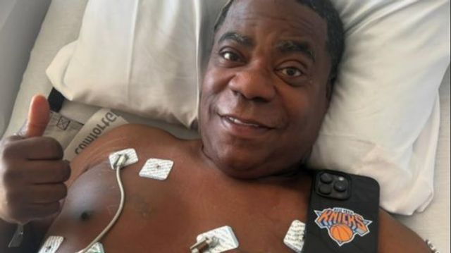 El actor Tracy Morgan habla desde el hospital tras vomitar en un ...