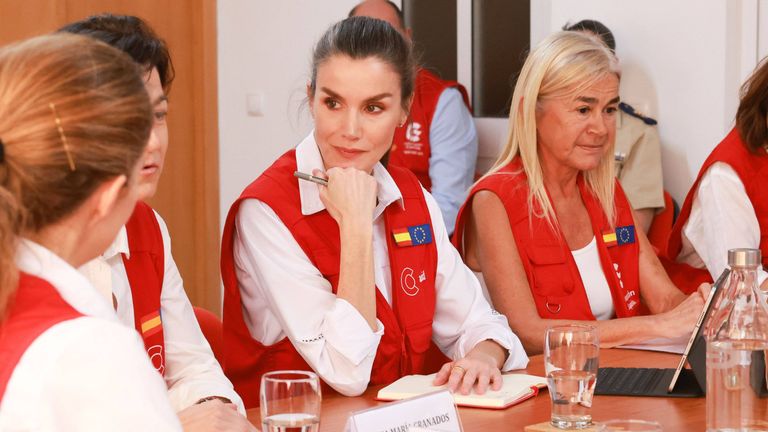 La reina Letizia protagoniza una emotiva foto en su intensa jornada en ...