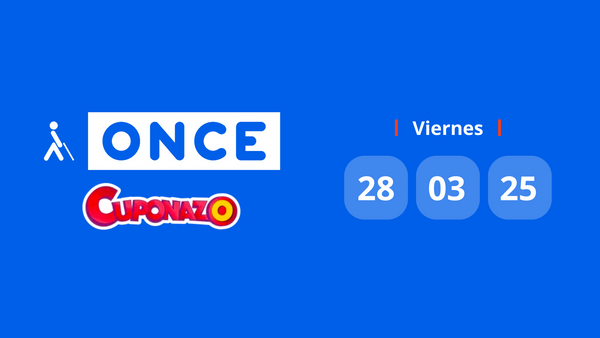 Resultado Cuponazo de la ONCE: comprobar número hoy viernes 28 de marzo ...