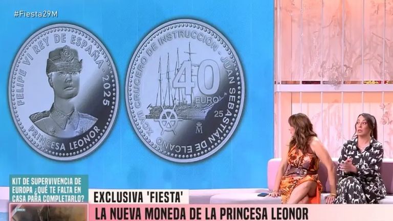 Esta es la moneda de 40 euros de la princesa Leonor: cómo y dónde se ...