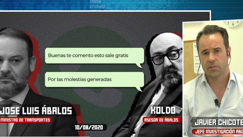 Javier Chicote analiza el informe de la UCO que contiene los mensajes ...