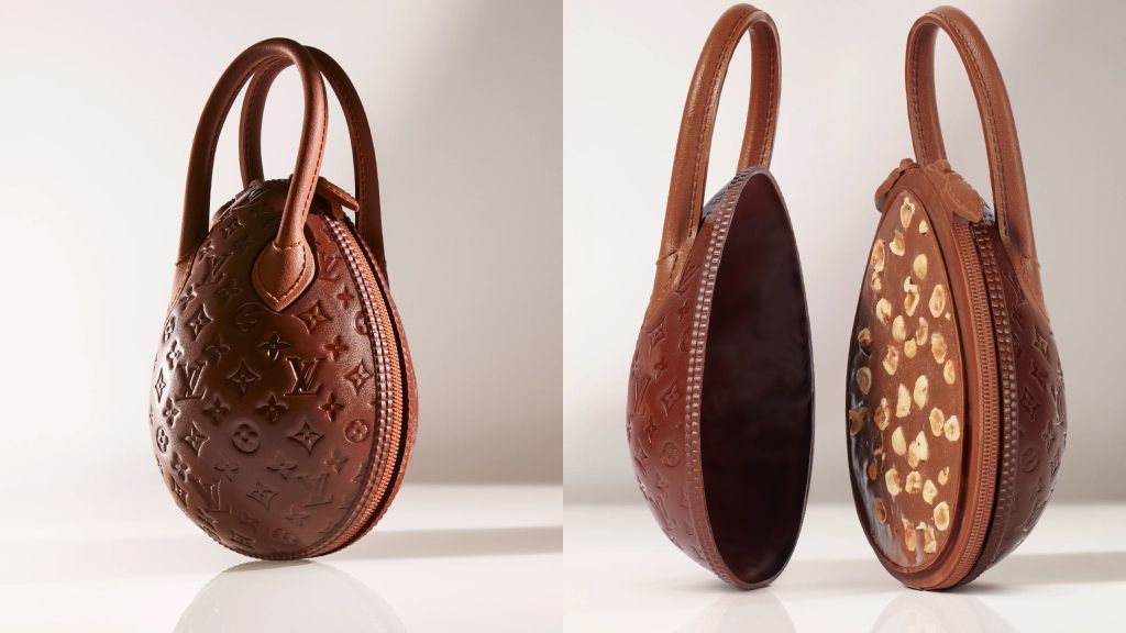 Louis Vuitton lanza el bolso huevo de chocolate de Pascua con Maxime ...