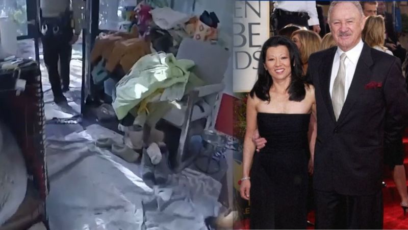 Las imágenes de la casa de Gene Hackman y su mujer: llena de ratas y ...