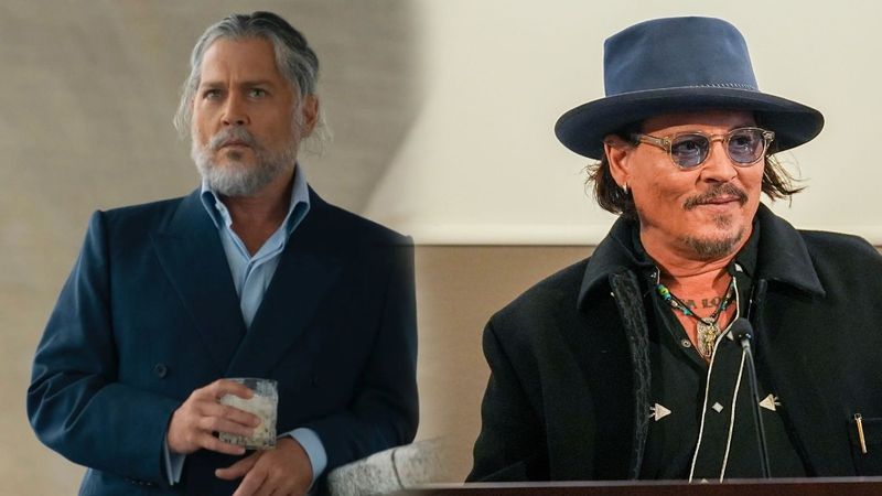 Johnny Depp luce irreconocible en su regreso a Hollywood con 'Day Drinker'