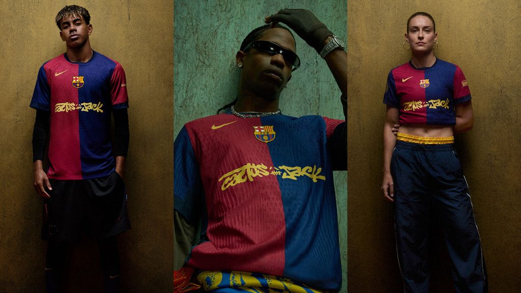 Así es la camiseta de Travis Scott del Barça que el equipo lucirá ante ...