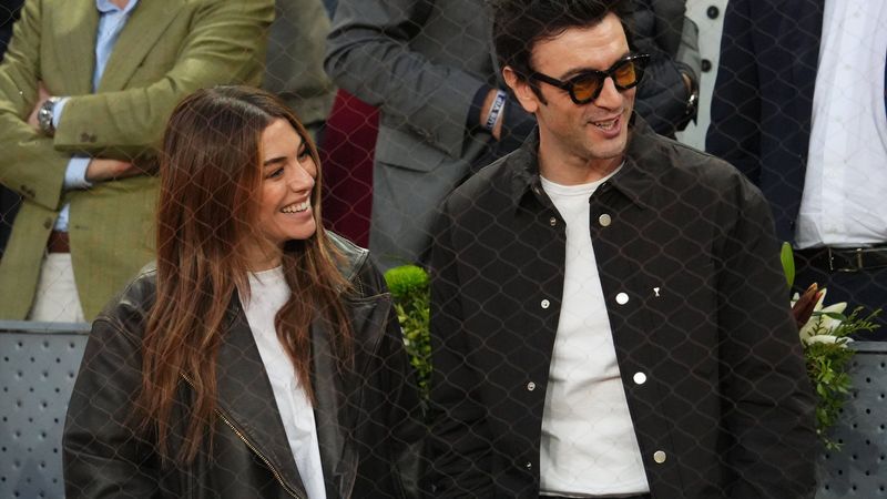 Blanca Suárez y Javier Rey se besan en público en el Mutua Madrid Open