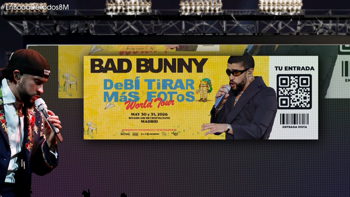 Colapso y locura para conseguir las entradas para ver a Bad Bunny en España