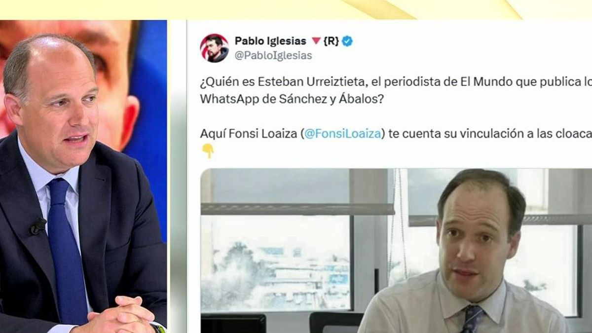 Esteban Urreiztieta responde a las acusaciones de Pablo Iglesias - El programa de Ana Rosa