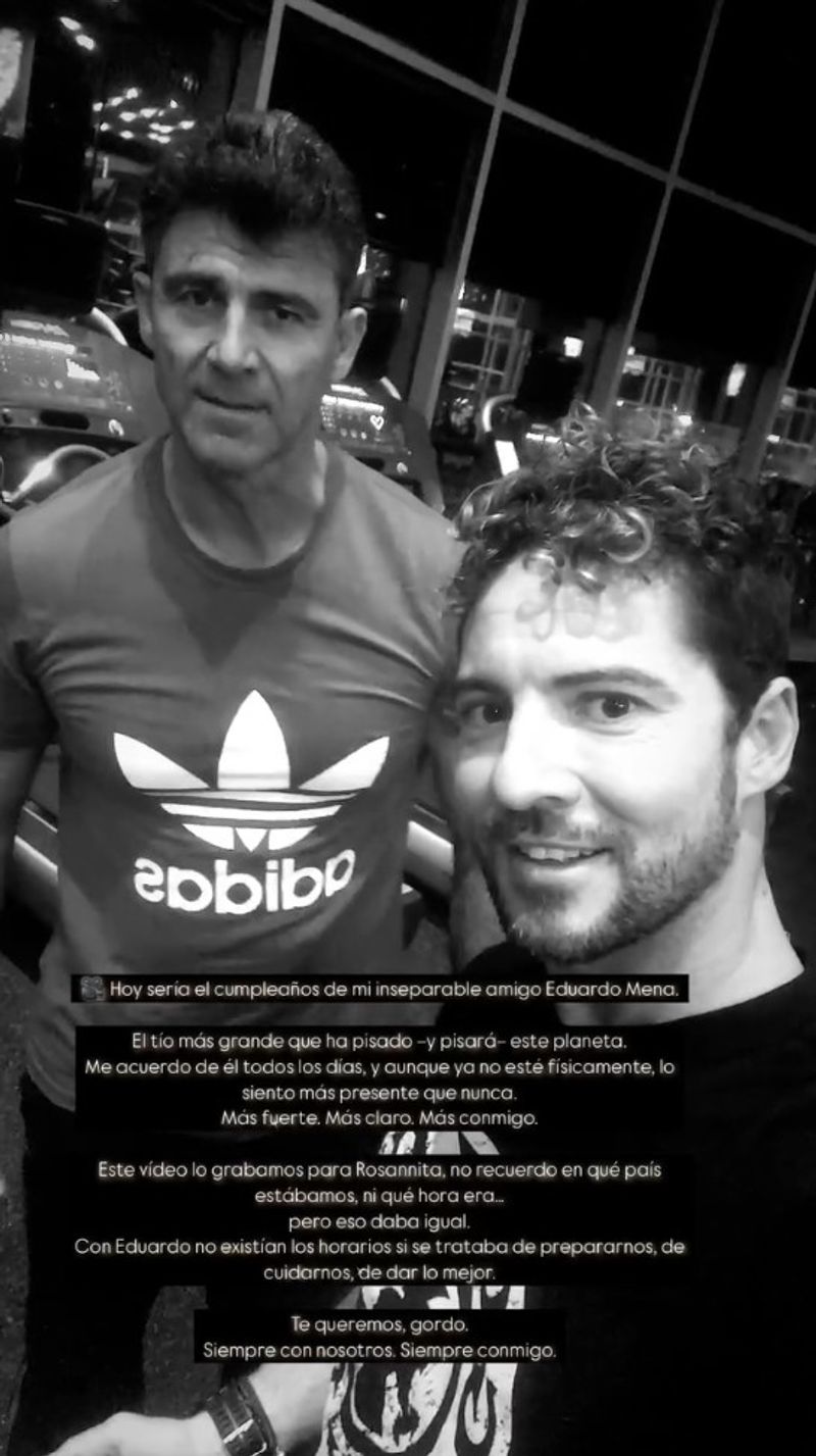 David Bisbal: su emotivo recuerdo a su amigo fallecido, Eduardo Mena