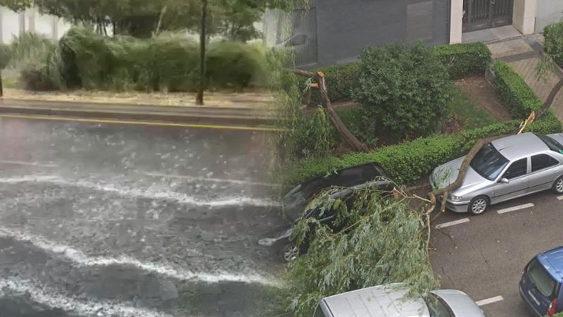 En temporal en España pone en alerta por lluvia y granizo a nueve ...