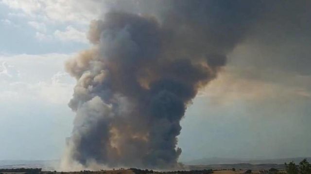Qué son los pirocúmulos, como el que se ha formado en el incendio de Lleida