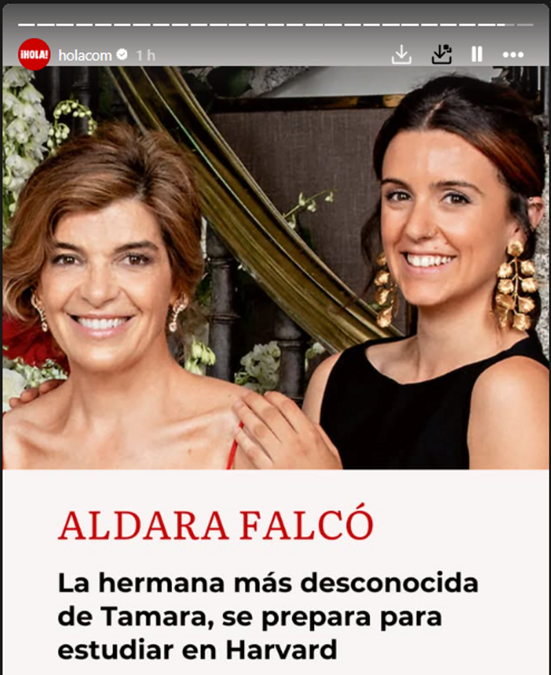 Aldara Falcó, hermana más desconocida de Tamara Falcó irá a Harvard ...