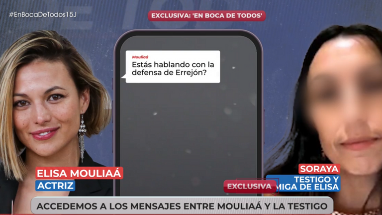Mensajes inéditos entre Elisa Mouliaá y su amiga Soraya: "Las copas no ...