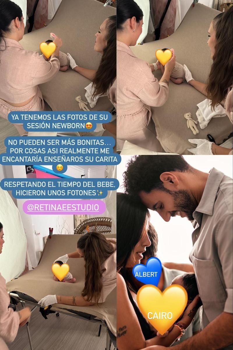 Isa Pantoja y Asraf Beno comparten la sesión de fotos de su hijo Cairo con su hermano Alberto
