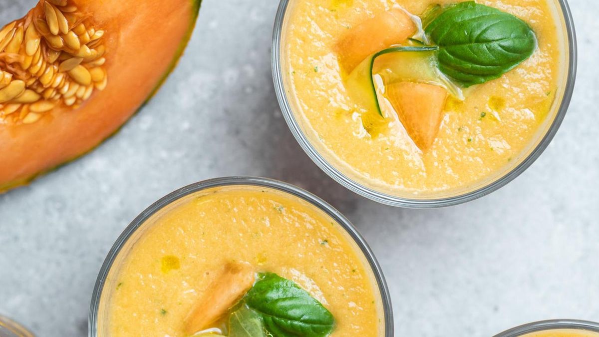 La receta para hacer este clásico del verano: la crema de melón