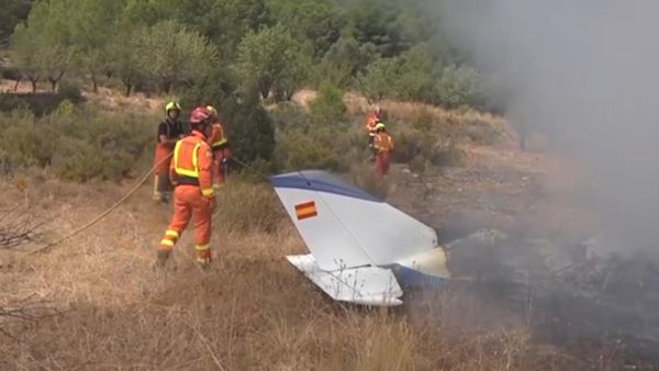 Dos muertos en un accidente de avioneta en la zona del Pontón de Requena, Valencia